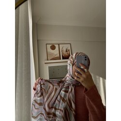 Zebra Desen Bambu Şal | Noble Scarf