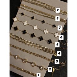 4. Pırlanta detay gold cuban chain | OPAL ACCESSORY
