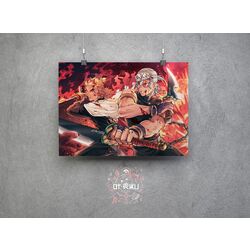 Demon Slayer Hashira 4K Metal Poster 20x28 | Otaku Dizayn
