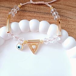 Karnıyarık model nazar bilekligimiz | Owljewelry14