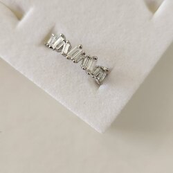 Taşlı Gri Yüzük | RHEA