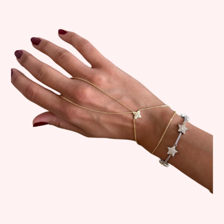 Taşlı Yıldız Bileklik | Shiny Bits