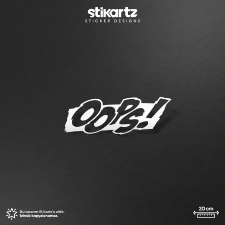 Oops! Sticker | Stikartz