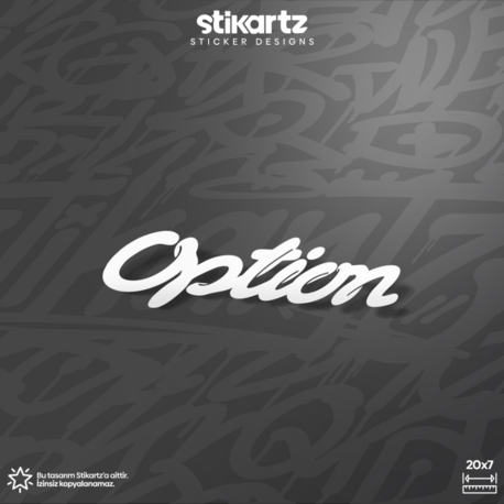 Option Sticker | Stikartz