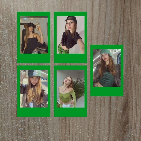 Manifest - Sueda Uluca Yeşil Polaroid Set | Daffodil Store