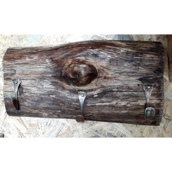 Dekoratif rustik Ağaç askılık | vegacityartshop