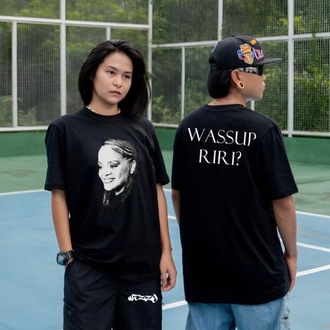 Wassup Riri Tshirt Black | Wezzy Wear