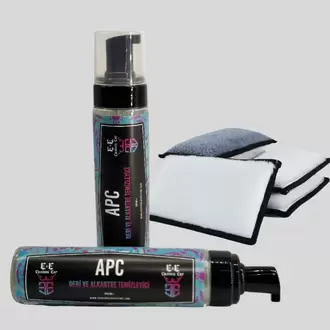 E&E Custom Car APC Deri ve Alkantara Temizleyici 250 ml + Superclean ...