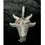 Iced Out Goat Silver/Gold | elezjewelry