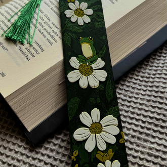 Frogget Me Not Kitap Ayracı | Şali Workshop