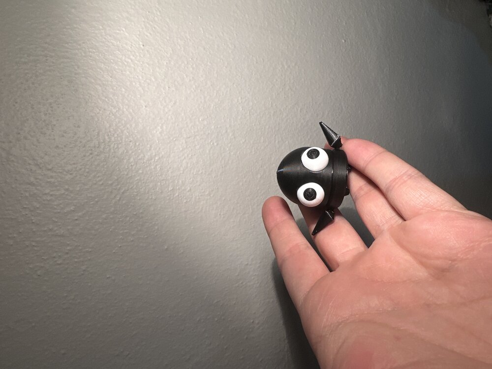 Siyah R.E.P.O Mini Figür | En-Tech Design