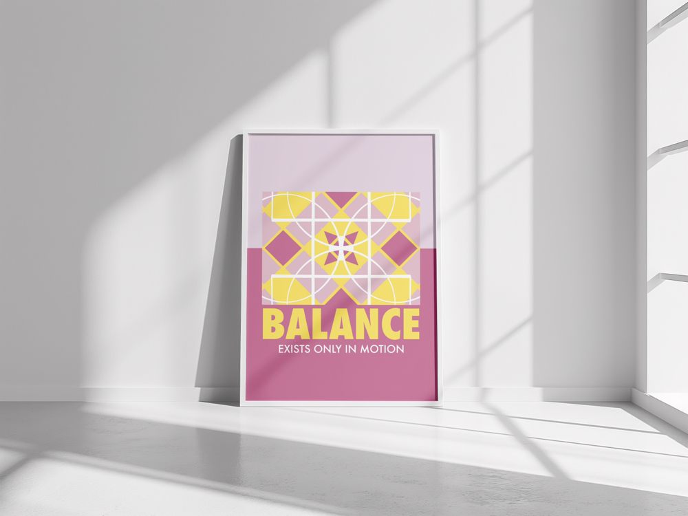 Balance Poster | Pebble Street Poster