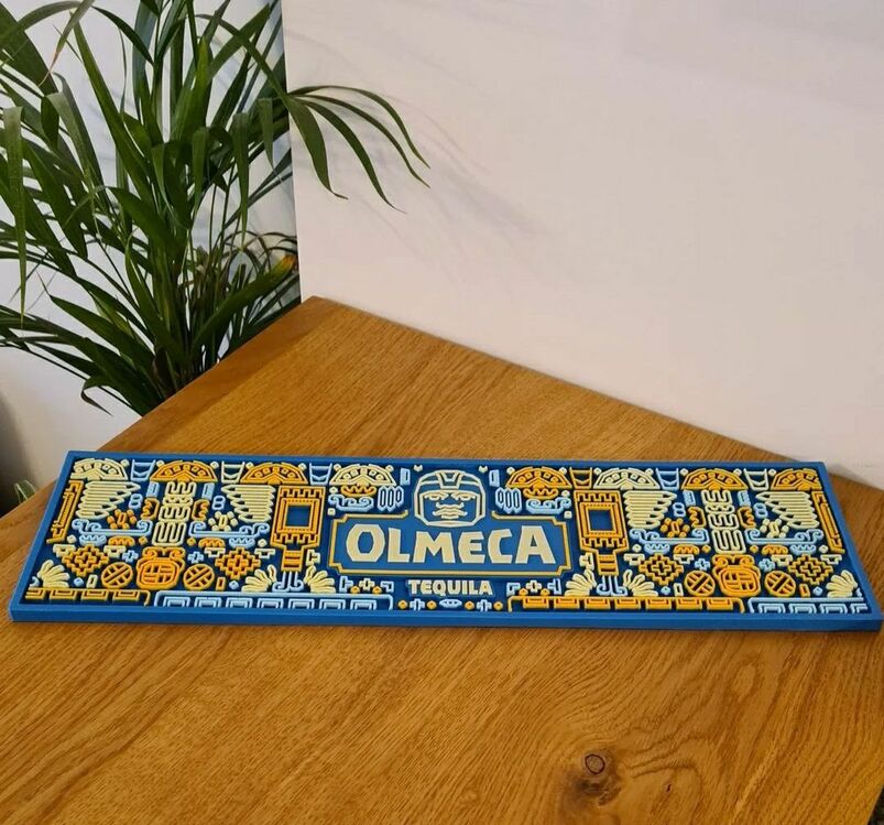 OLMECA TEQUILA BAR MAT | RETRO PAZARI COLLECTION