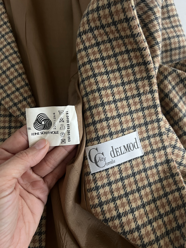 Delmod %100 Yün Dokuma Woolmark Sertifikalı Premium Blazer | Tahtadolap