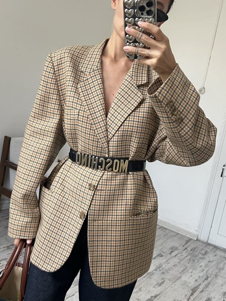 Delmod %100 Yün Dokuma Woolmark Sertifikalı Premium Blazer | Tahtadolap