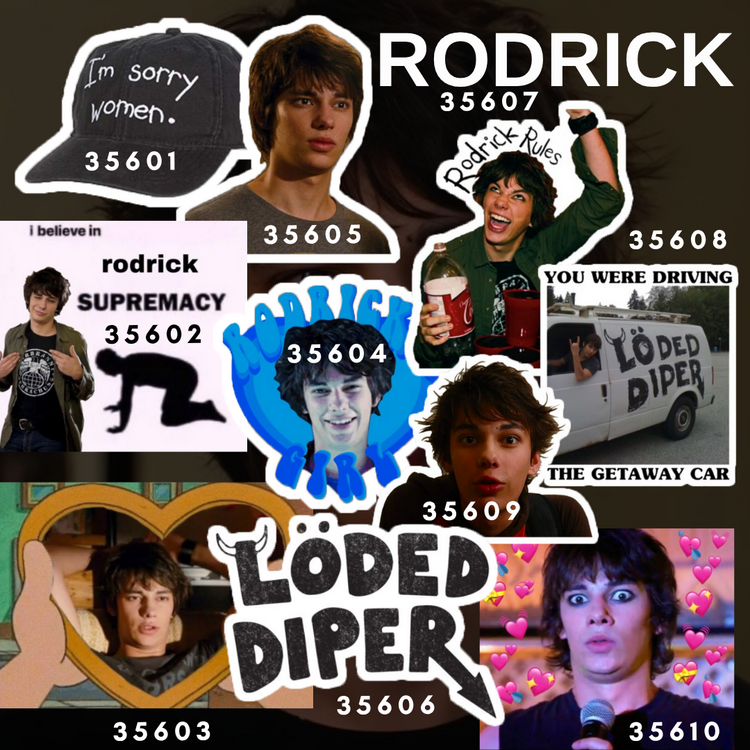 Rodrick Heffley Sticker Seti | Arminedra