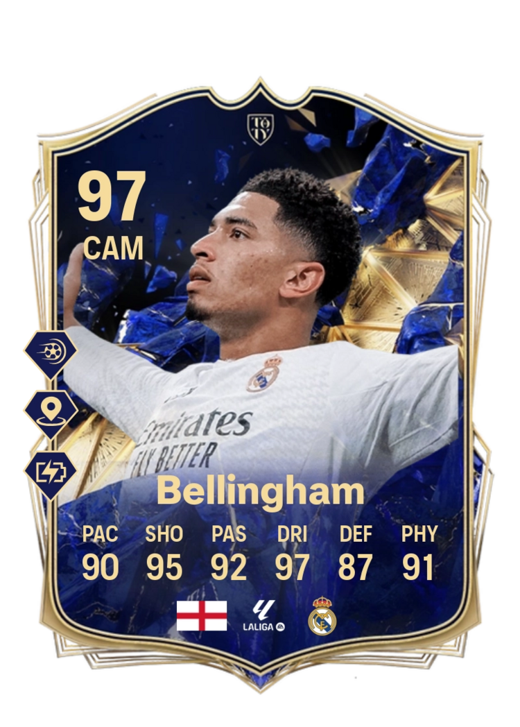 Bellingham FC 25 TOTY Fut Card | Berkanttpfut