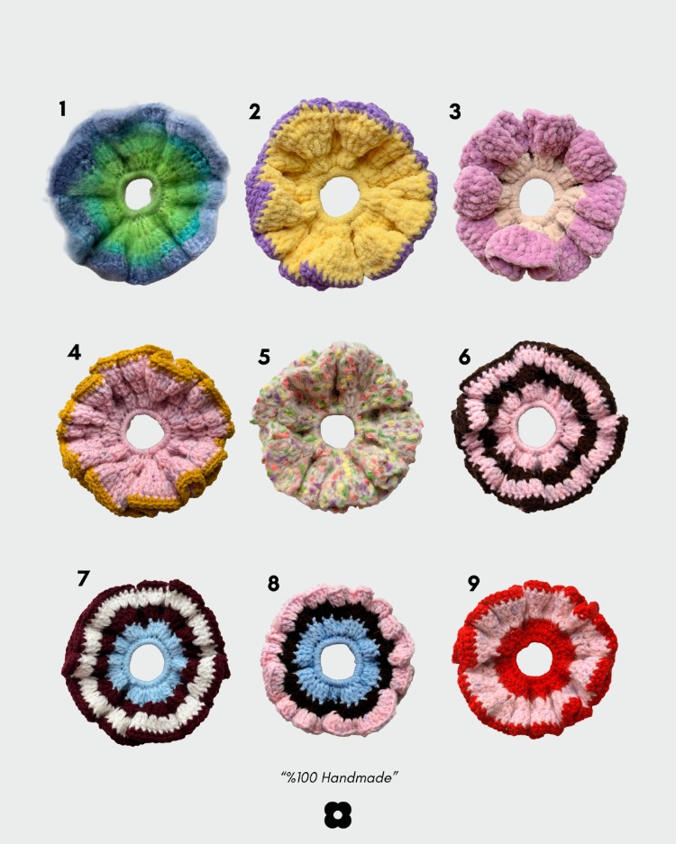 Hand-Knit Scrunchies | Cessy Studio