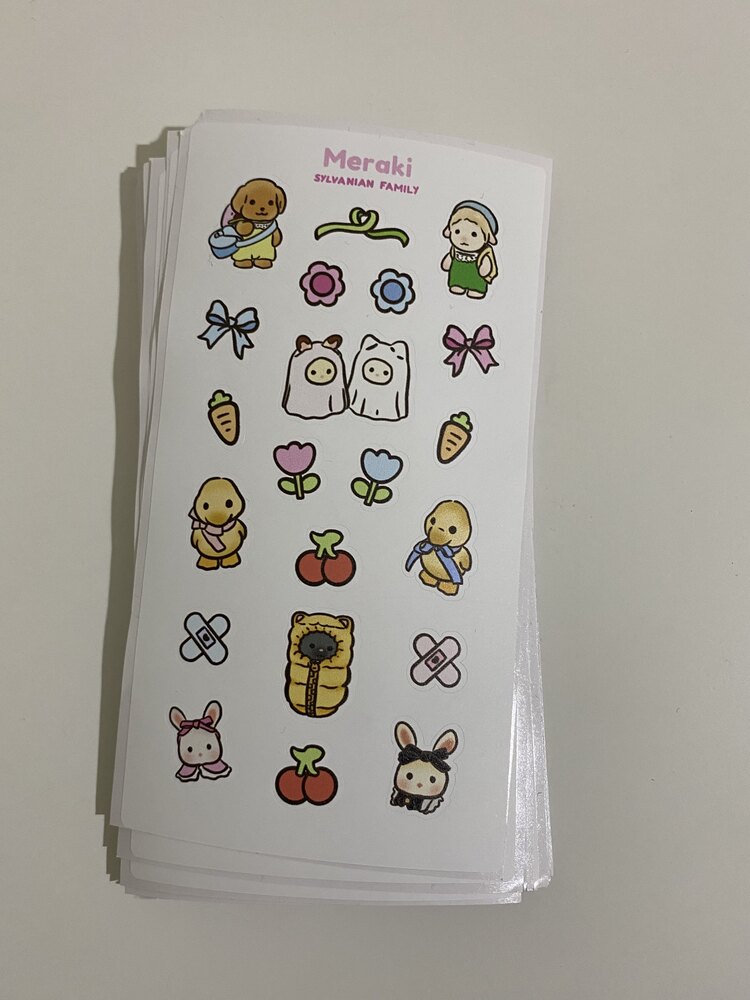 Sylvanian Family Sticker | Sticker&Kırtasiye
