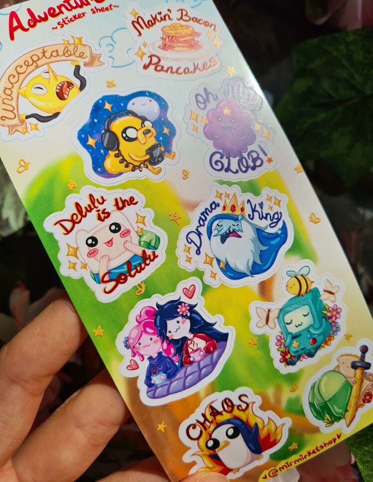 Adventure Time Sticker Paketi | mirmirketshop