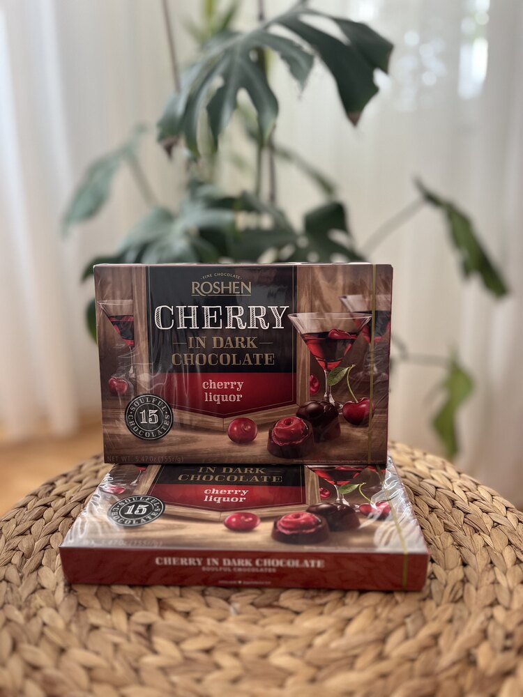 Roshen Cherry in Dark Chocolate | sosyetebakkali