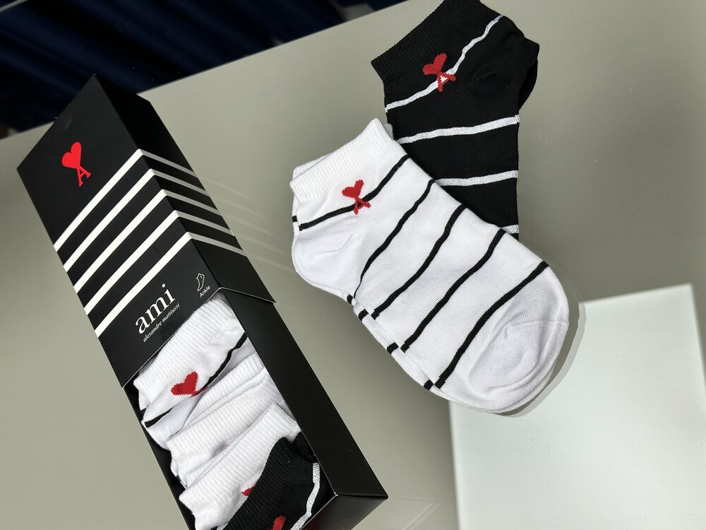 AMI Paris 6 Pcs Socks | svnluxurystudio