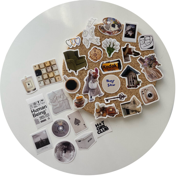 Daily aesthetic sticker set | tofudukkan
