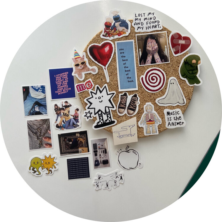 scrapbook sticker set | tofudukkan