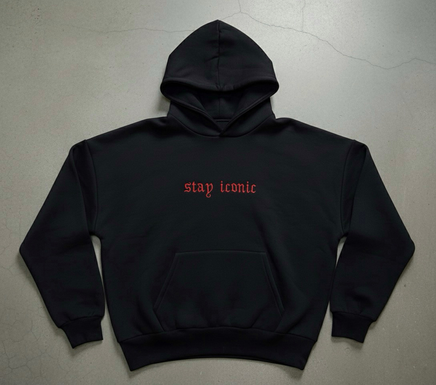 “STAY ICONIC” HOODIE | TugitoLiveClub