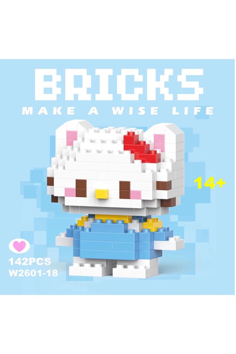 Hello Kitty Bricks seti (145 parça) | wonderiacraft